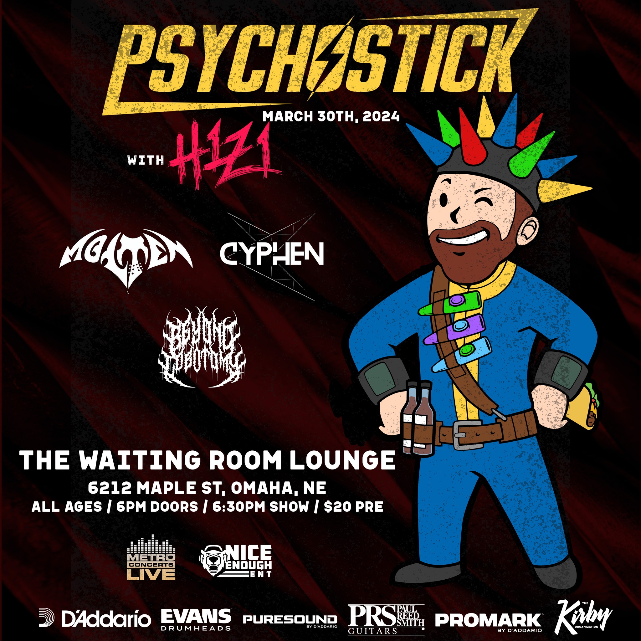 Psychostick - Psychostick Tour, Shows, Events
