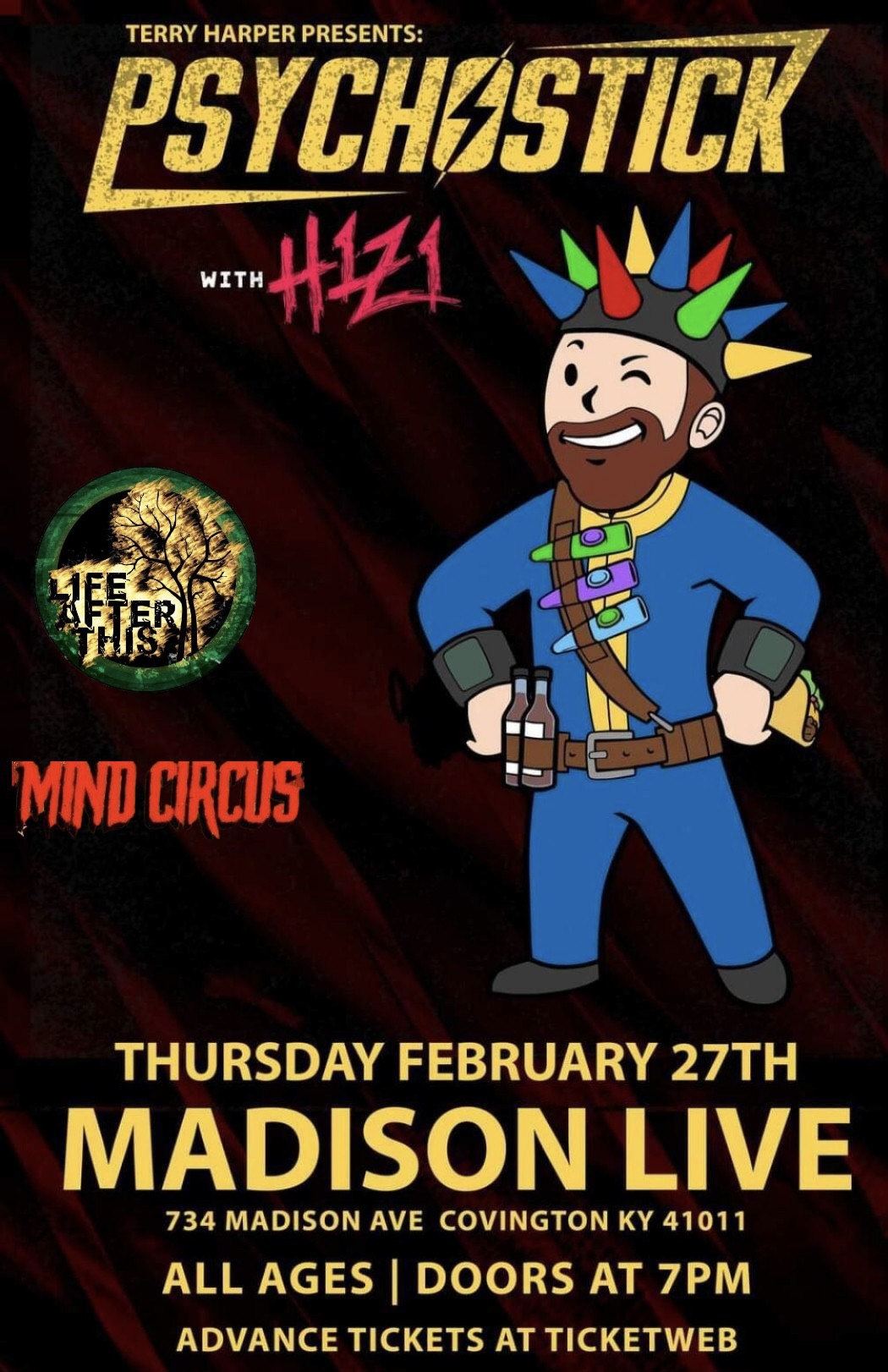 Psychostick - Psychostick Tour, Shows, Events