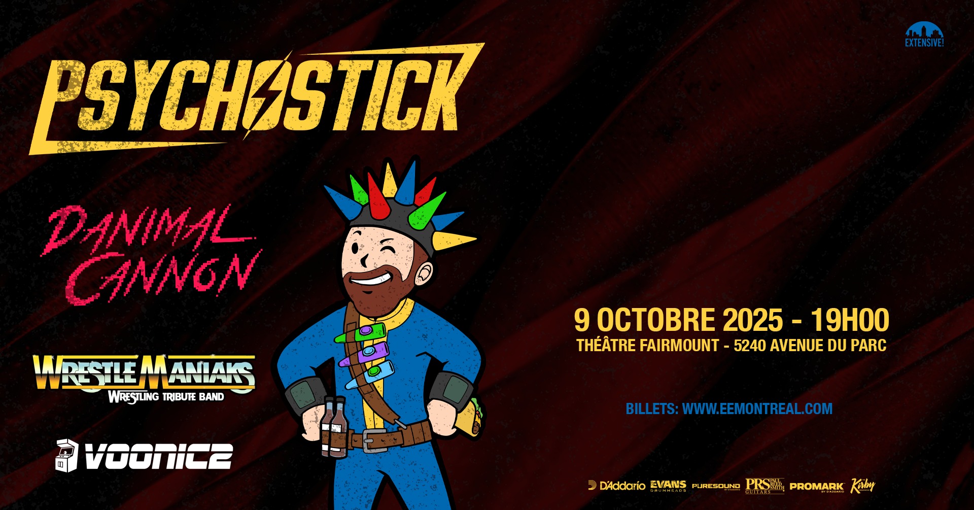 Psychostick - Psychostick Tour, Shows, Events