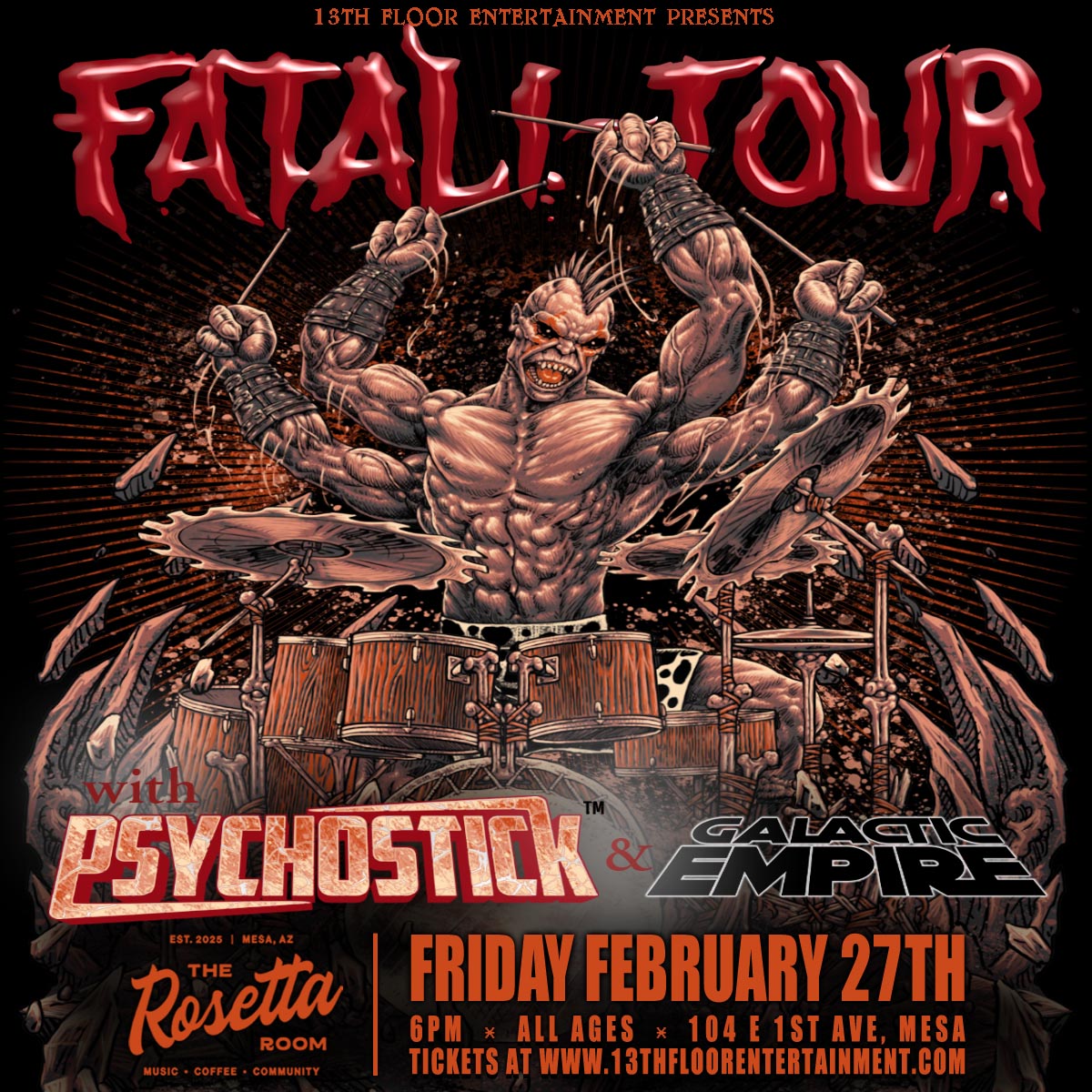 Psychostick - Psychostick Tour, Shows, Events