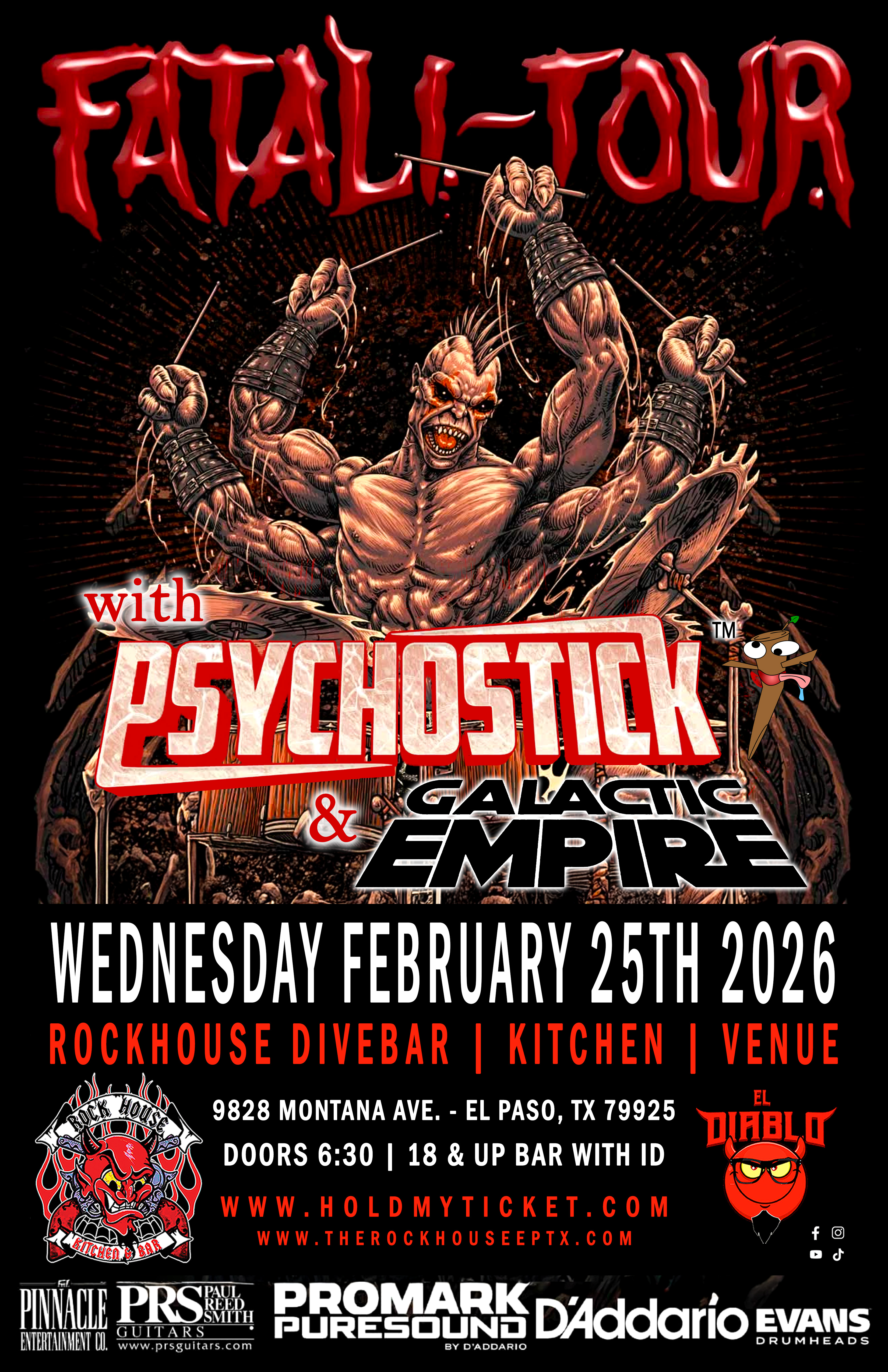 Psychostick - Psychostick Tour, Shows, Events