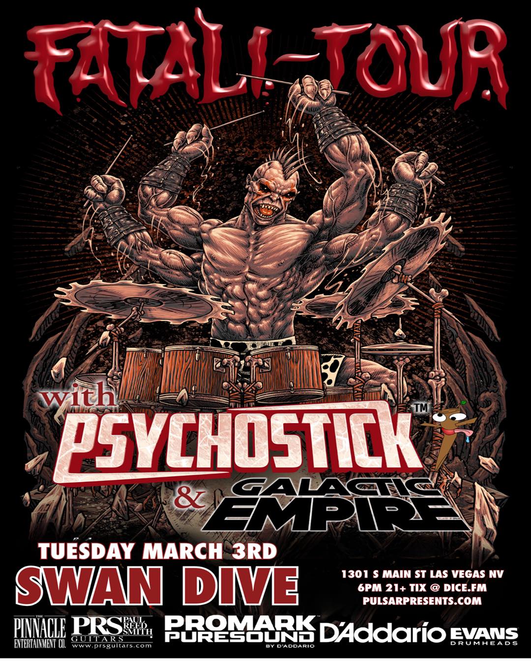 Psychostick - Psychostick Tour, Shows, Events