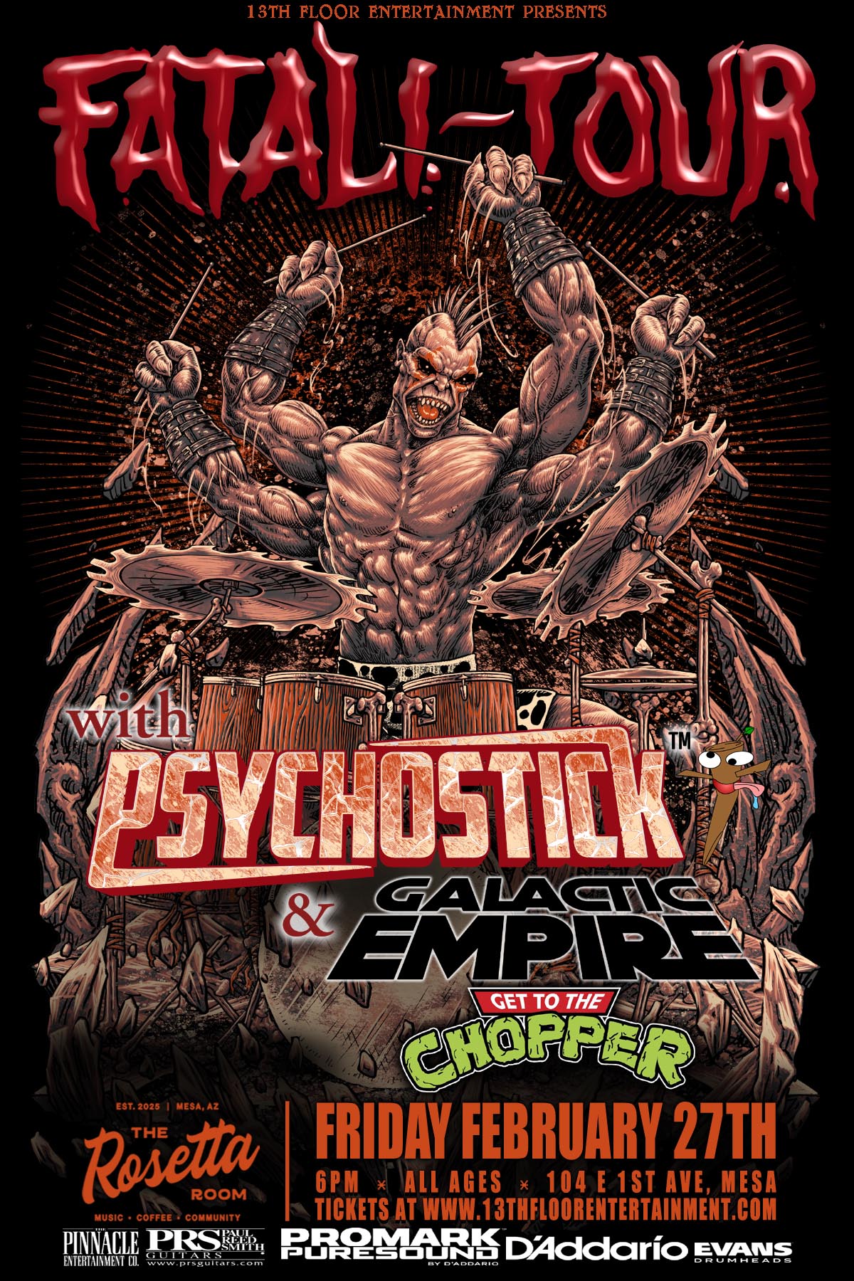 Psychostick - Psychostick Tour, Shows, Events